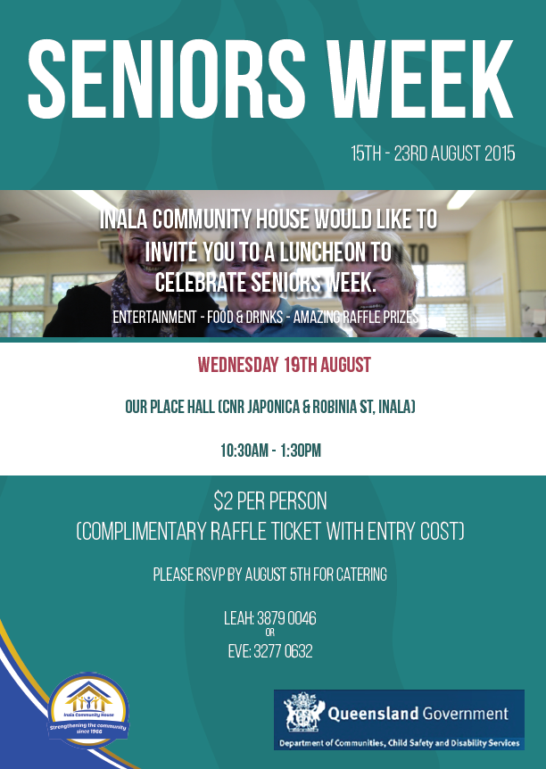 ICH Seniors Week Luncheon - Inala Community House